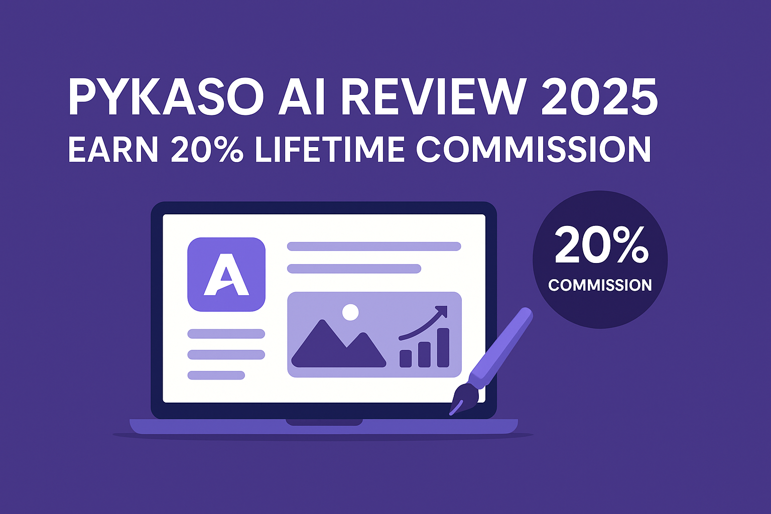 Pykaso AI Affiliate Review – Earn 20% Recurring Commission – MyDailyGadgets
