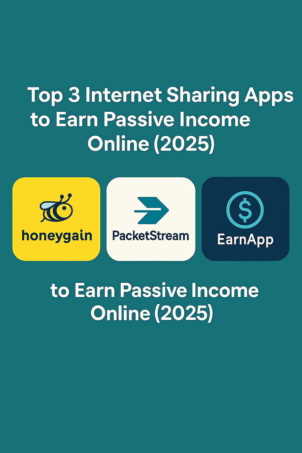 Top 3 Internet Sharing Apps to Earn Passive Income | MyDailyGadgets